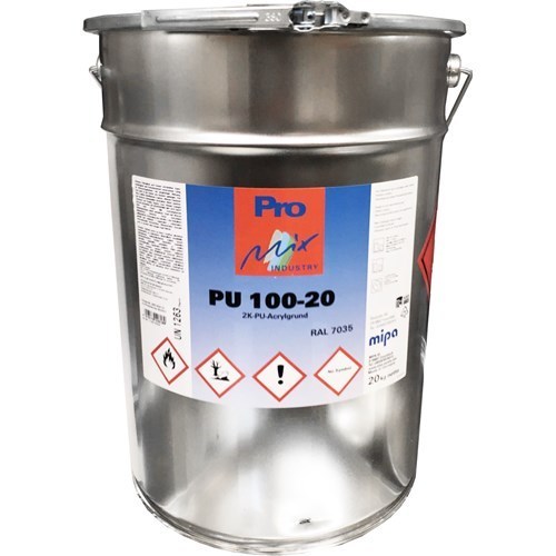 Mipa PU100-20 polyurethane primer RAL-7035 - Automaalit.net