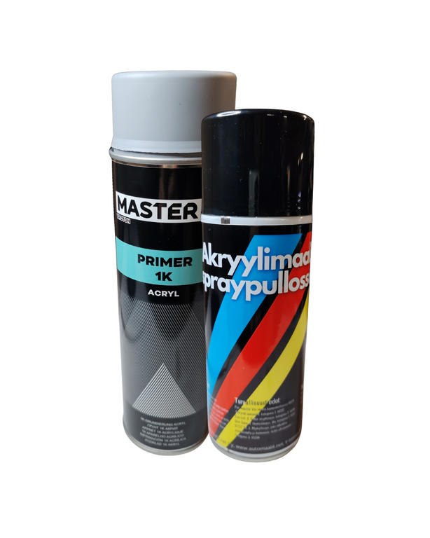 Spray paint package for acrylic colors, 2 bottles - Automaalit.net