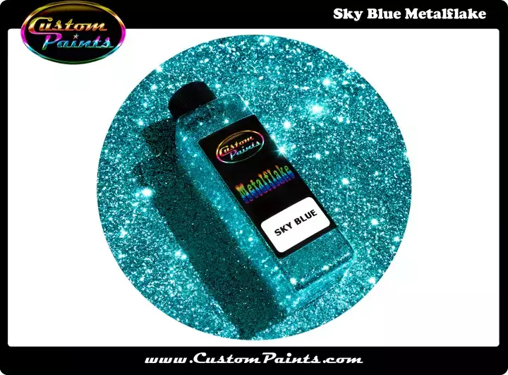 Custom Paints Metalflake Sky Blue - Automaalit.net